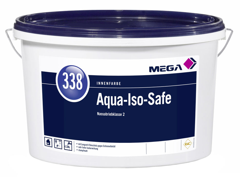 MEGA 338 Aqua-ISO-Safe weiß 5 l | FARBENEXPERTE24