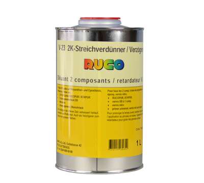 RUCO RUCOPUR DS 2K-PUR-Dickschichtlack seidenglänzend 0,8 kg Weiß ohne ...