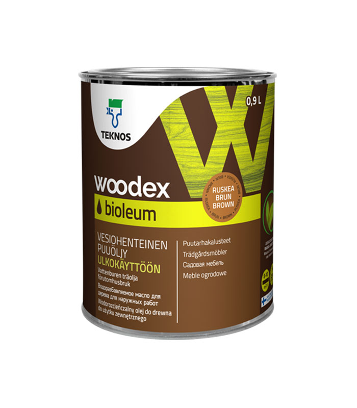 Teknos WOODEX® BIOLEUM Holzöl 0,9 LTR Farblos | FARBENEXPERTE24