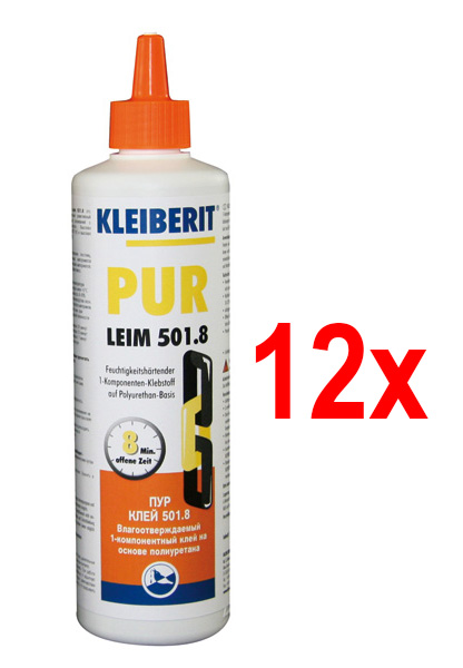 KLEIBERIT 501.8 D4 PUR-Leim, 12er-Karton | FARBENEXPERTE24