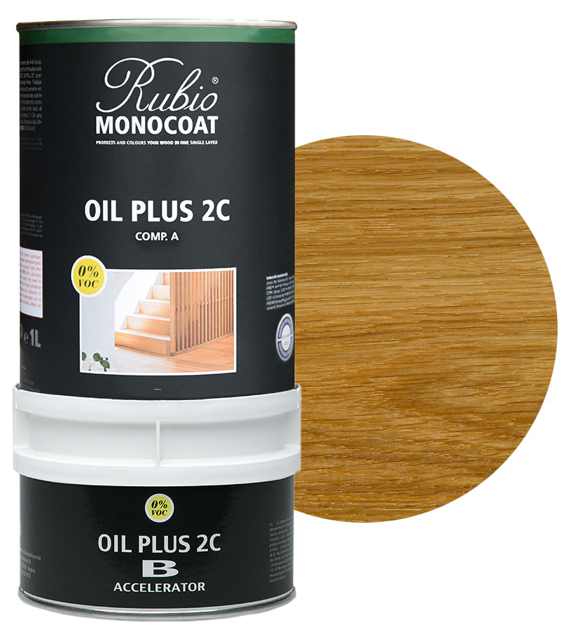 Rubio Monocoat Oil Plus 2C 0,39 l Rubio Pure (farblos) | FARBENEXPERTE24