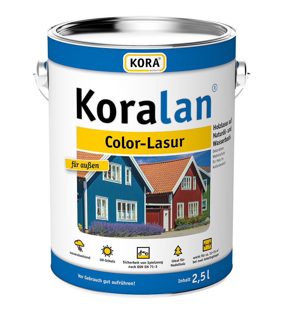 KORA Koralan® Color-Lasur 0,75 l KORA | FARBENEXPERTE24