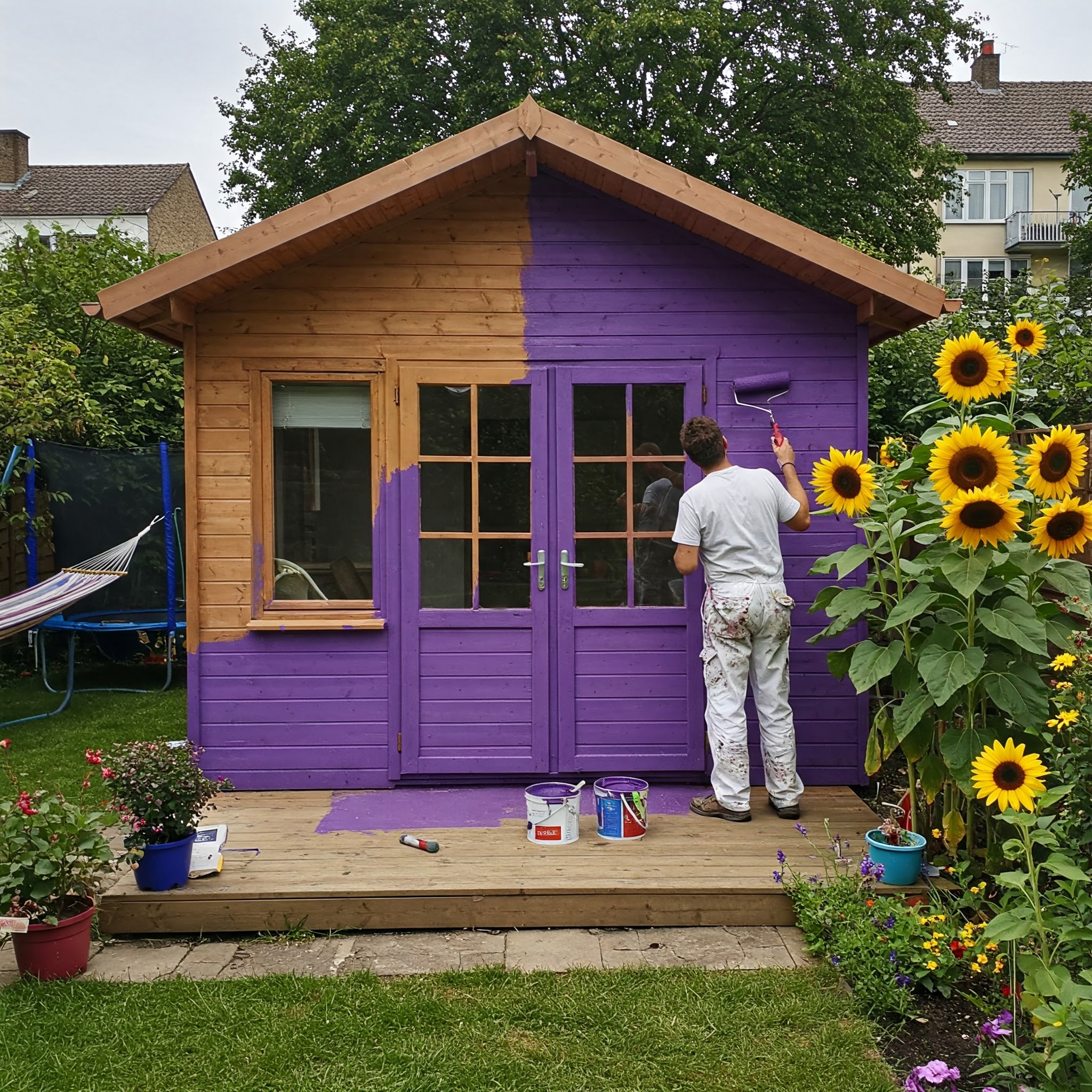 Gartenhaus streichen – Farbenexperte24.de Online-Ratgeber