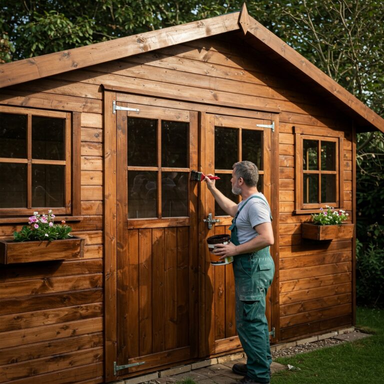 Gartenhaus streichen – Farbenexperte24.de Online-Ratgeber